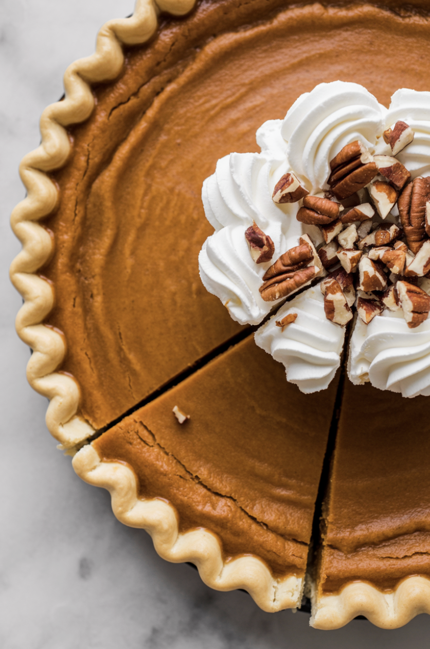 Vegan Pumpkin Pie - Baking With Chloe