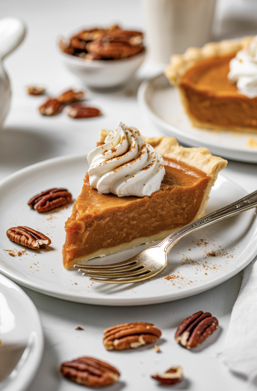 Vegan Pumpkin Pie - Baking With Chloe