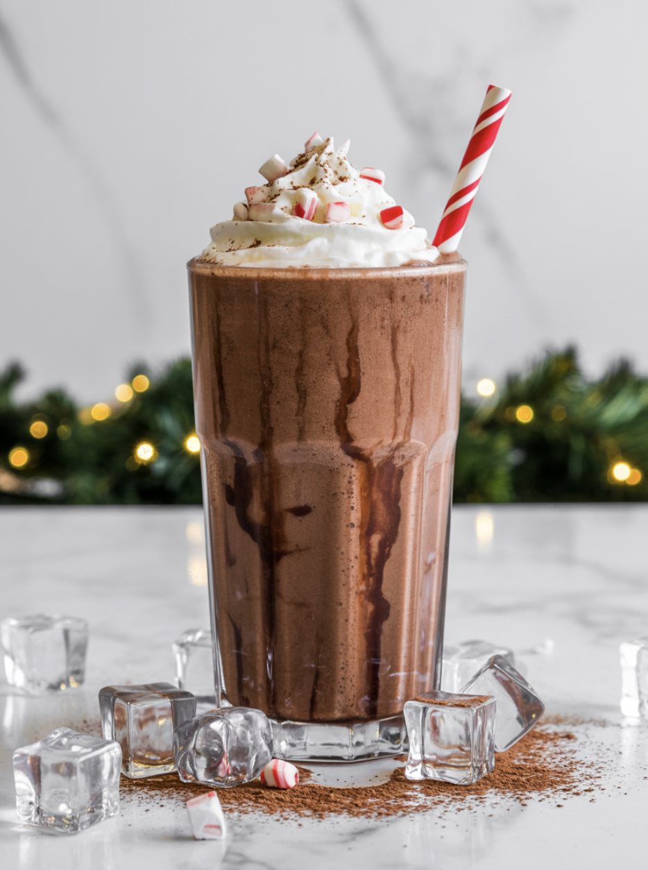 Christmas Protein Shake - Baking With Chloe